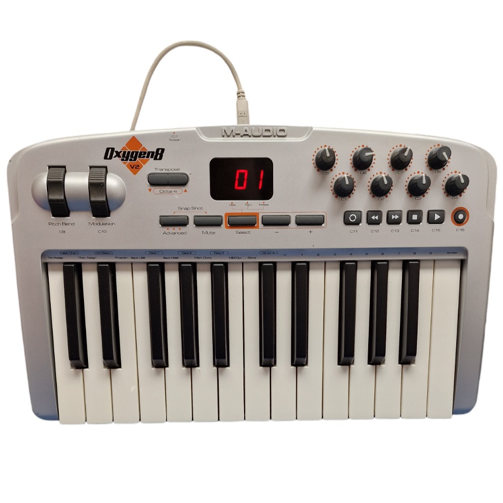 Pre-owned M-Audio Oxygen 8 V2 MIDI Controller - Own4Less